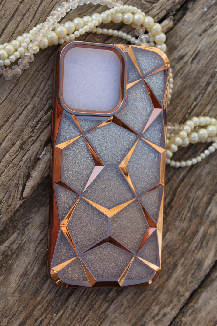 Transparent Diamond Grid iPhone Case – Sanarah Shop